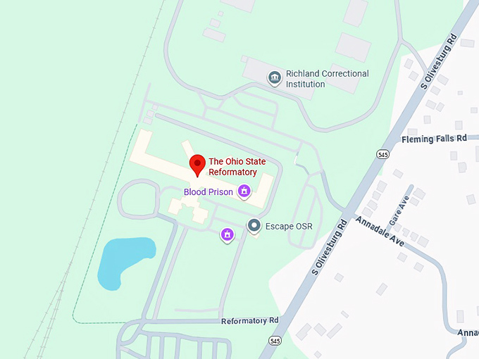 16. the ohio state reformatory map