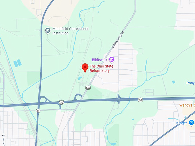 16. the ohio state reformatory map