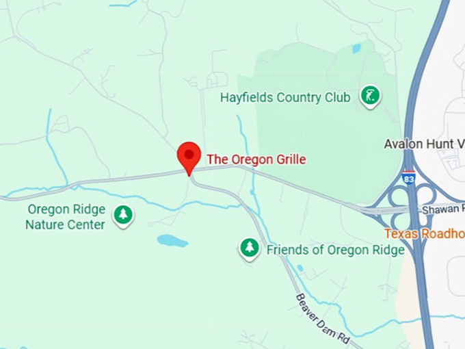 16. the oregon grille map