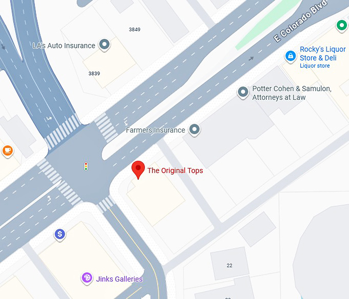 16. the original tops map