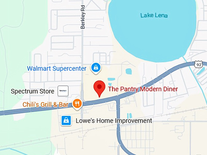 16. the pantry modern diner map