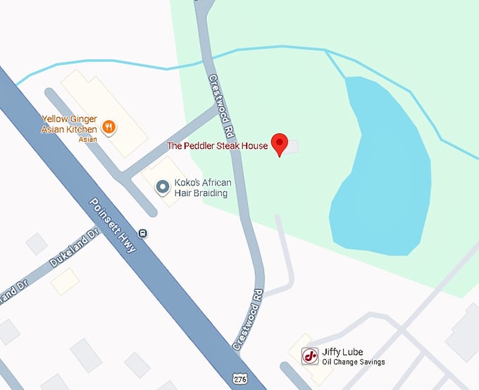 16. the peddler steak house map