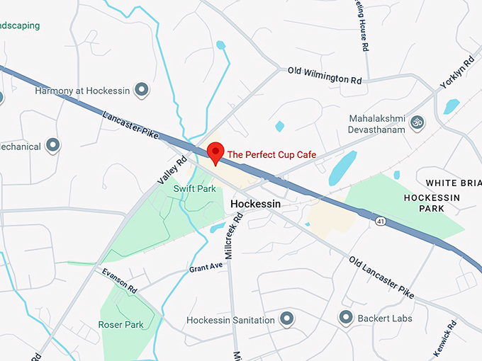 16. the perfect cup cafe map