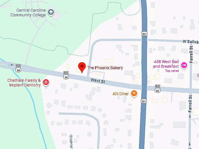 16. the phoenix bakery map