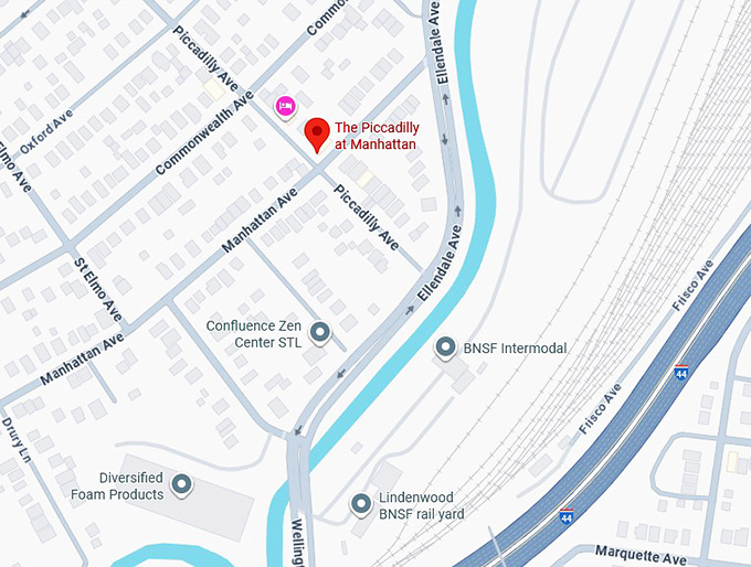 16. the piccadilly at manhattan map