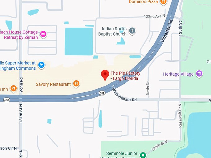 16. the pie factory largo florida map