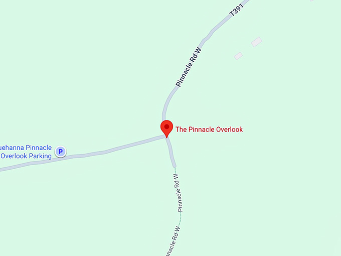 16. the pinnacle overlook map