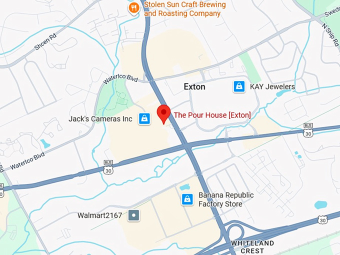 16. the pour house map