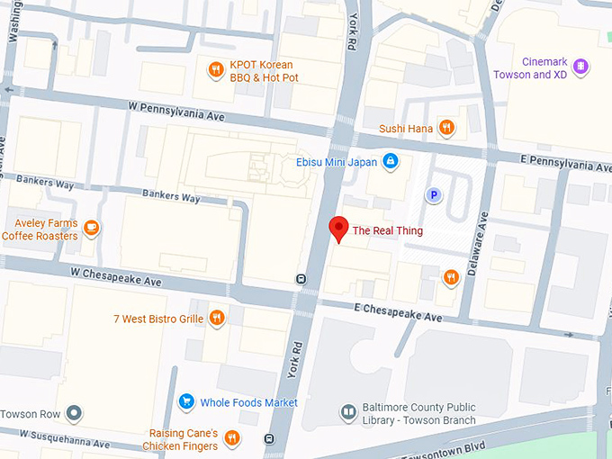 16. the real thing map