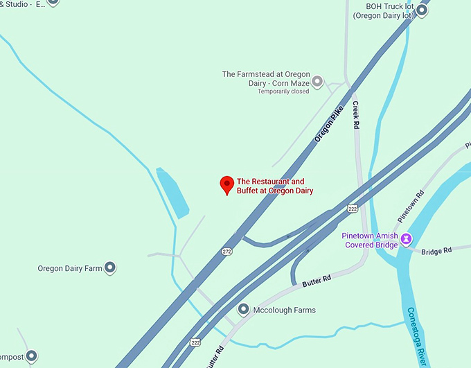 16. the restaurant and buffet at oregon dairy map