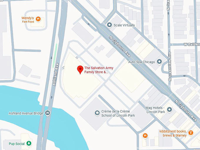 16. the salvation army family store & donation center (2270 n clybourn ave) map