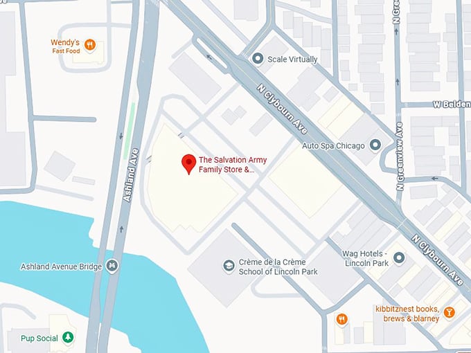 16. the salvation army family store & donation center (2270 n clybourn ave) map