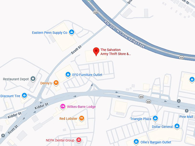 16. the salvation army thrift store & donation center (520 kidder st) map