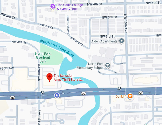 16. the salvation army thrift store & donation center map