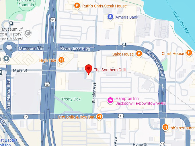 16. the southern grill map