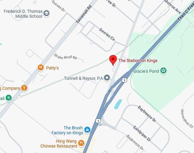 16. the station on kings map