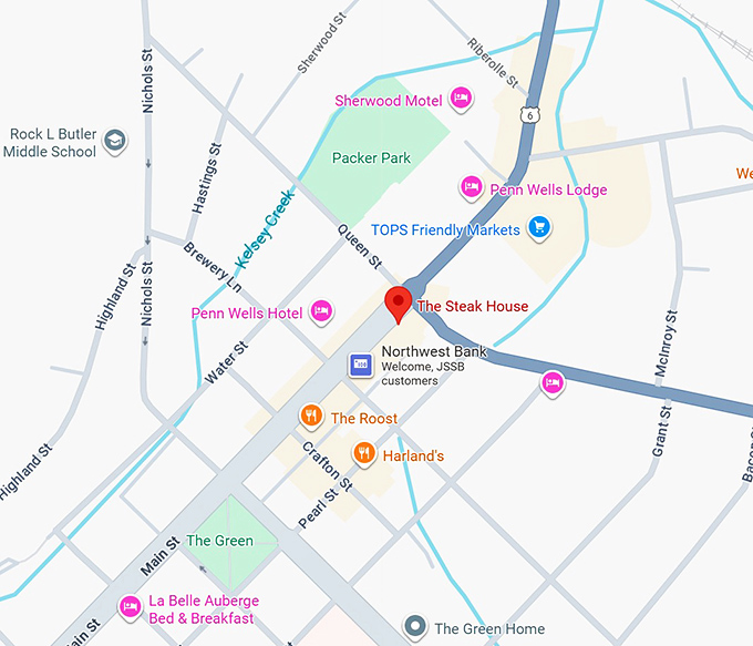 16. the steak house map