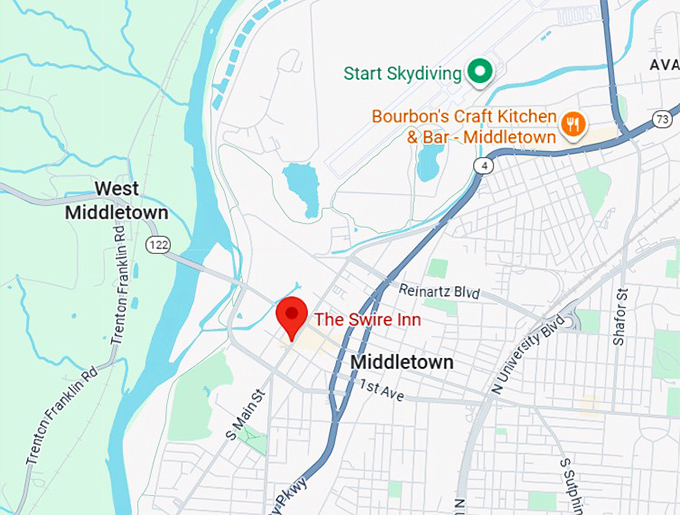 16. the swire inn map