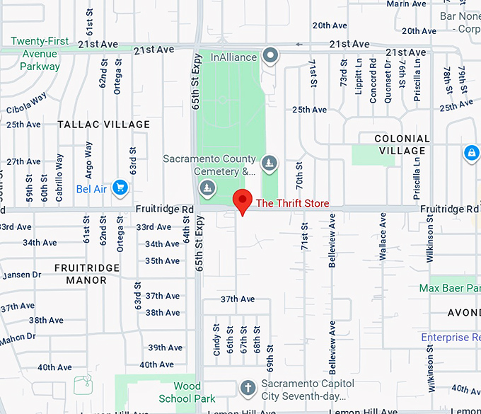 16. the thrift store map