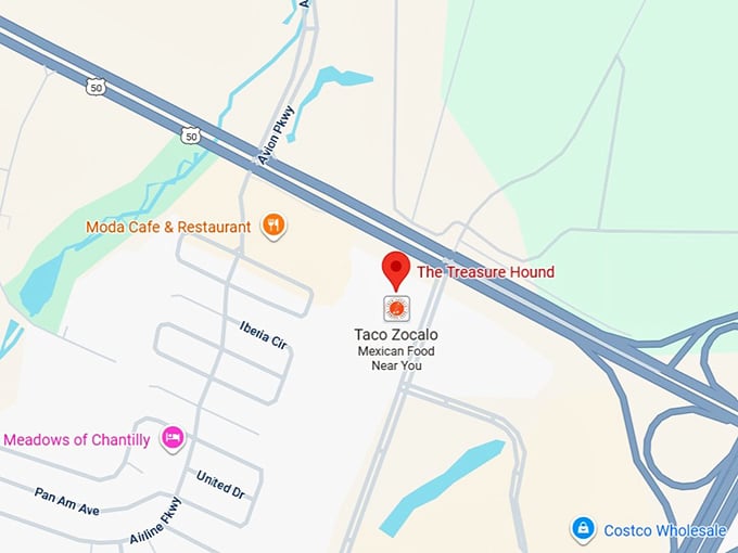 16. the treasure hound map