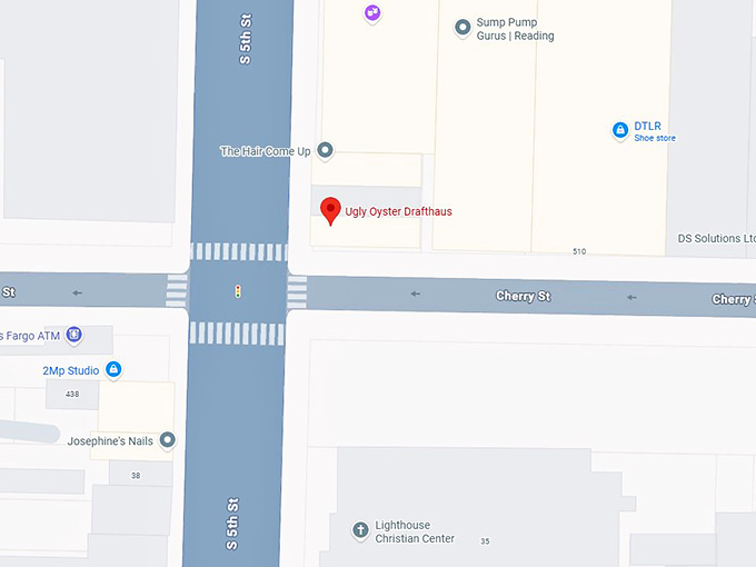 16. the ugly oyster map