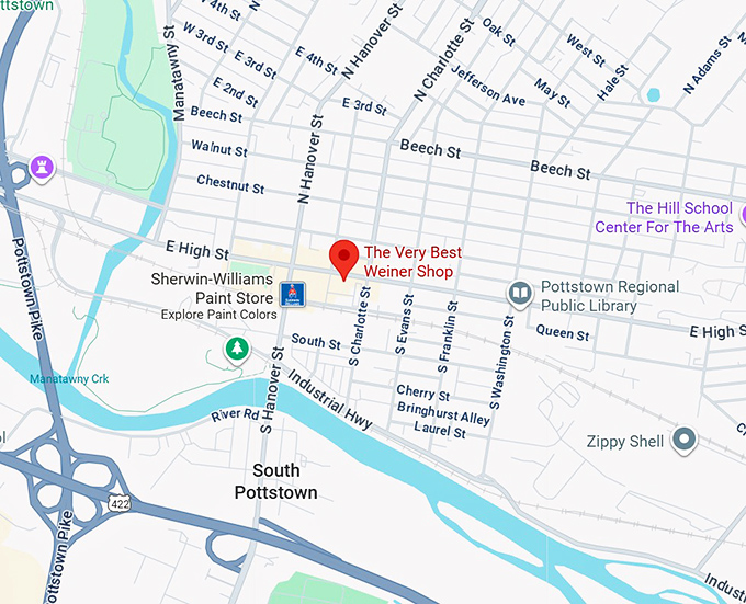 16. the very best weiner shop map