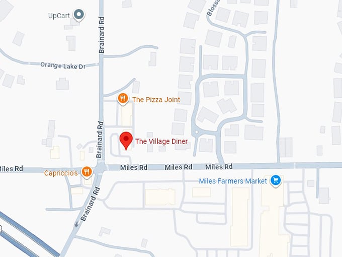 16. the village diner map