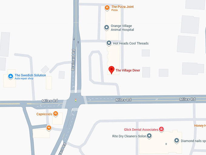 16. the village diner map