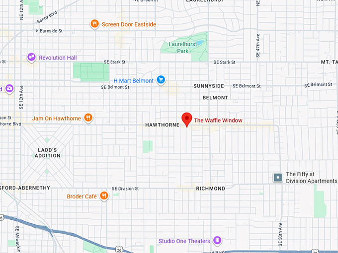 16. the waffle window map