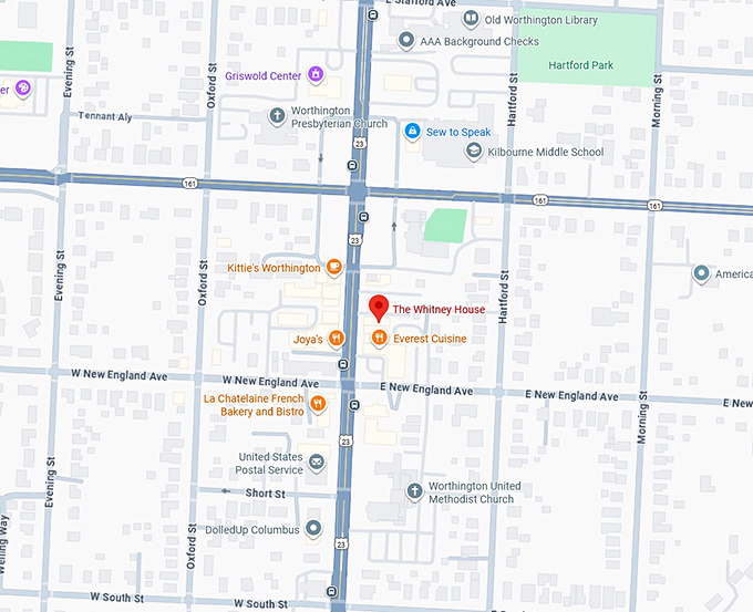 16. the whitney house map