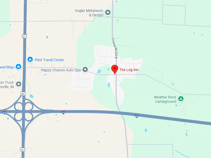 16. the log inn haubstadt map