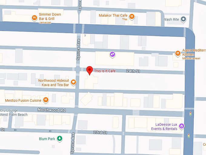 16. this is it cafe map