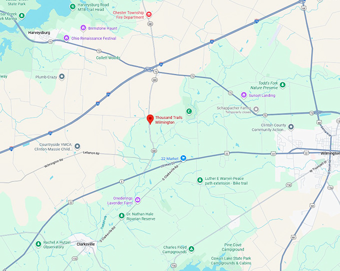 16. thousand trails wilmington map