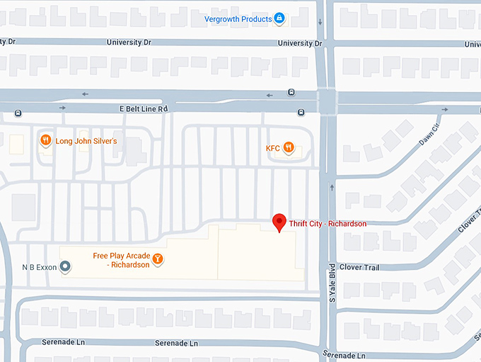 16. thrift city richardson map