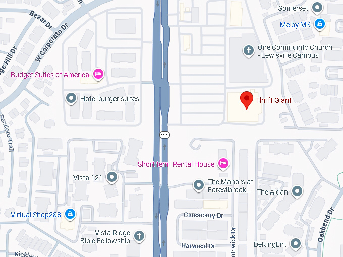 16. thrift giant 2202 s state hwy 121 map