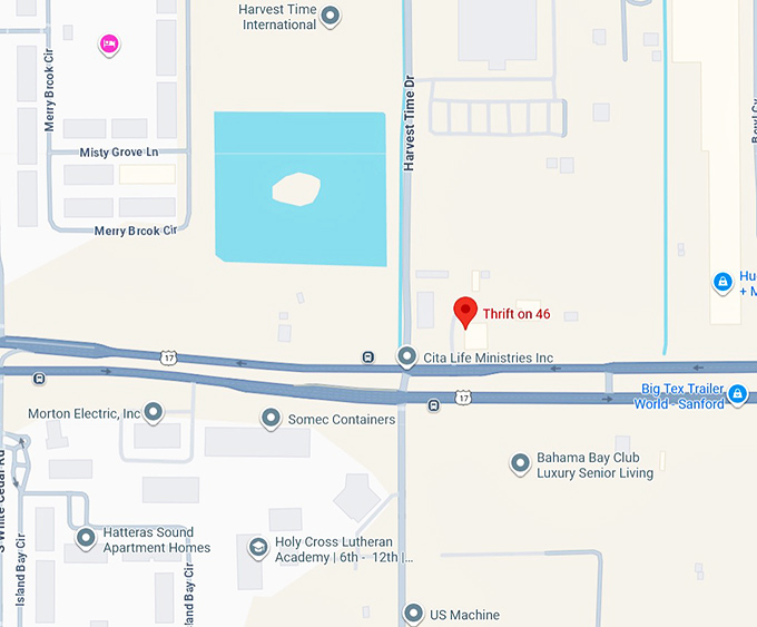 16. thrift on 46 map