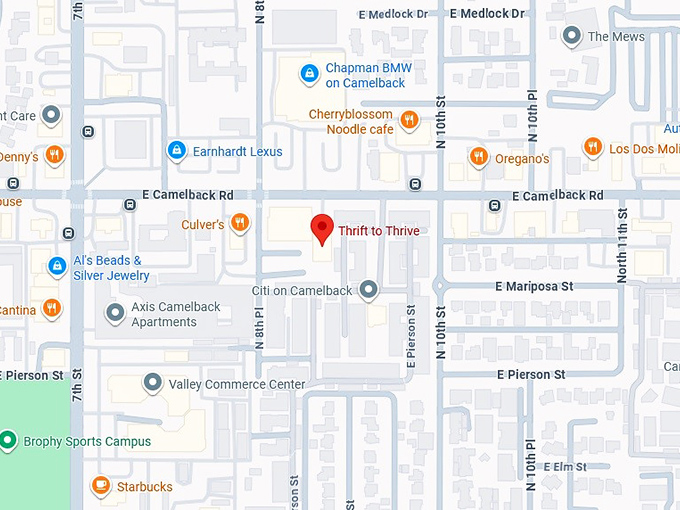 16. thrift to thrive map