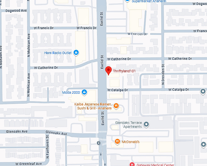 16. thriftyland101 map