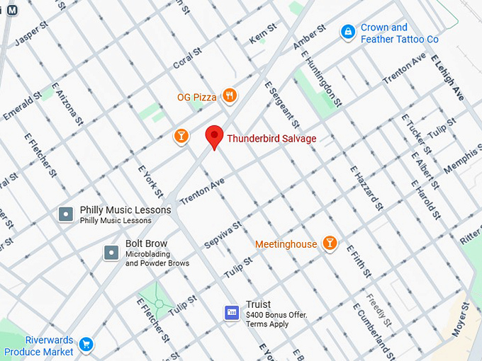 16. thunderbird salvage map