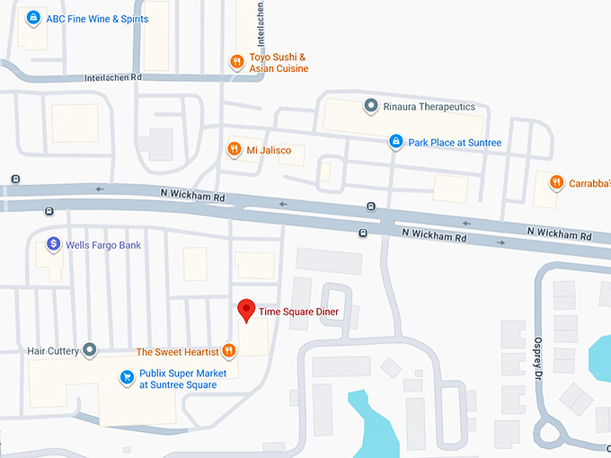 16. time square diner map