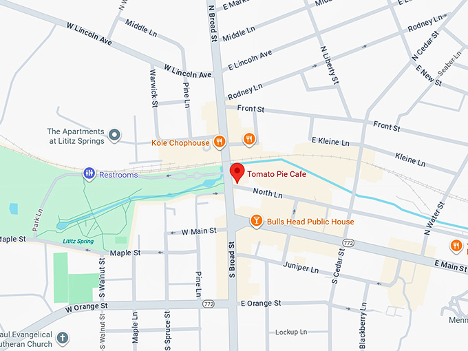 16. tomato pie cafe map