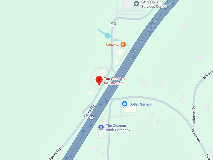 16. too good to be through map