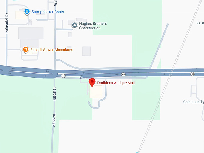 16. traditions antique mall map