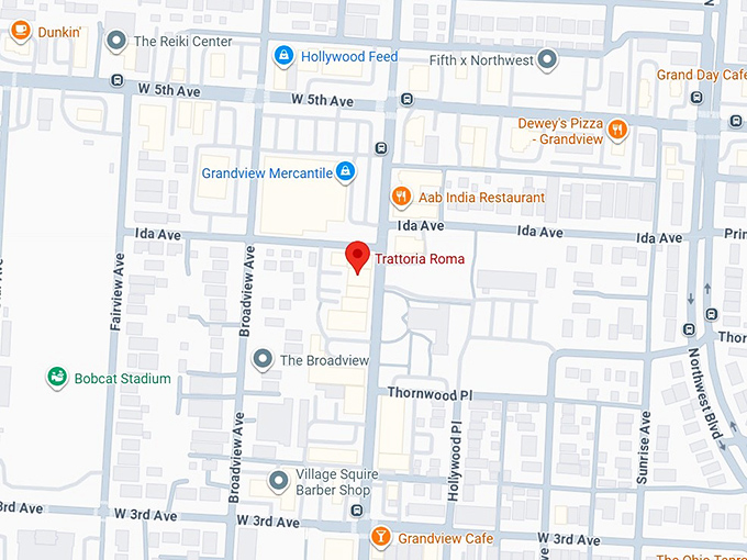 16. trattoria roma map