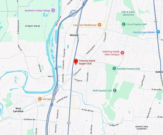 16. treasure island supper club map