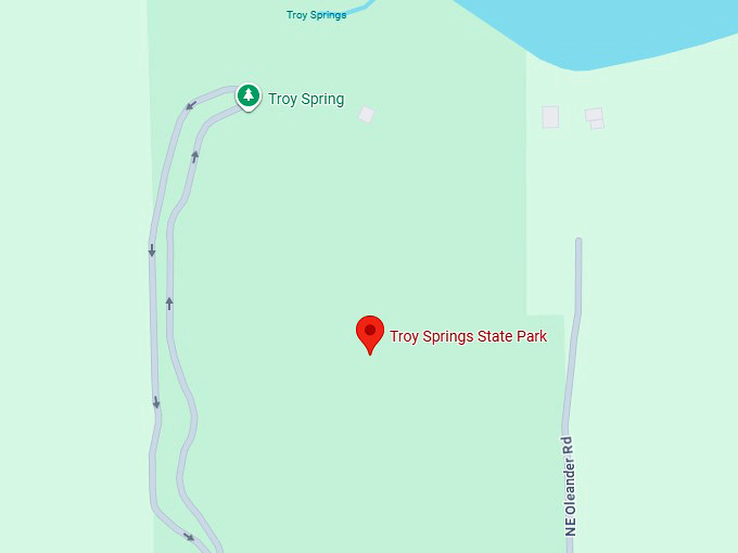 16. troy springs state park map