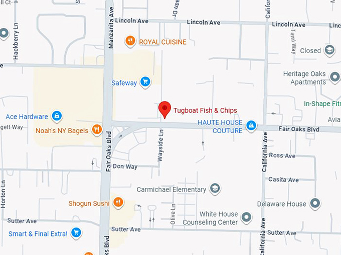 16. tugboat fish & chips map