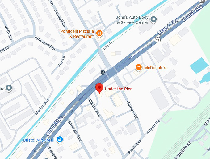 16. under the pier map
