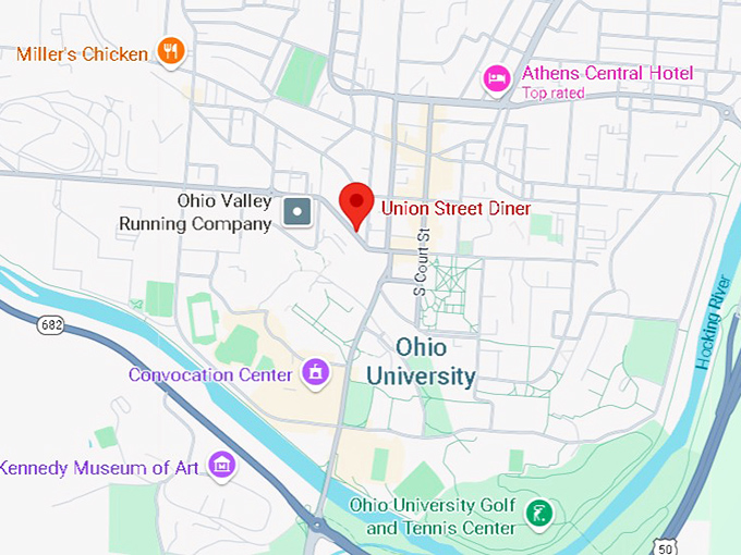 16. union street diner map