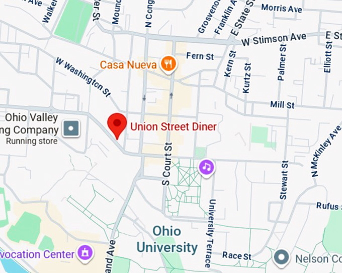 16. union street diner map